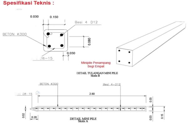 Spesifikasi Mini Pile Beton: Ukuran, Kualitas, dan Standar Nasional